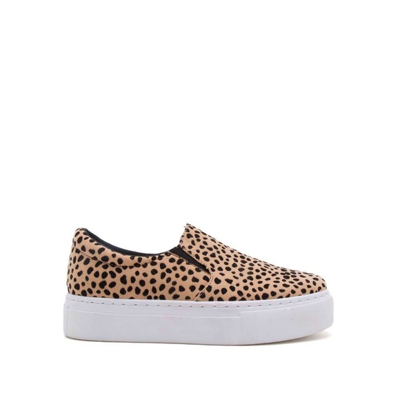 Qupid | Shoes | Leopard Print Platform Sneakers | Poshmark